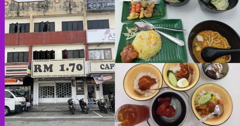 Semua Makanan Harga RM1.70, Biar Betul ! - Cape Cafe - Purple Durian