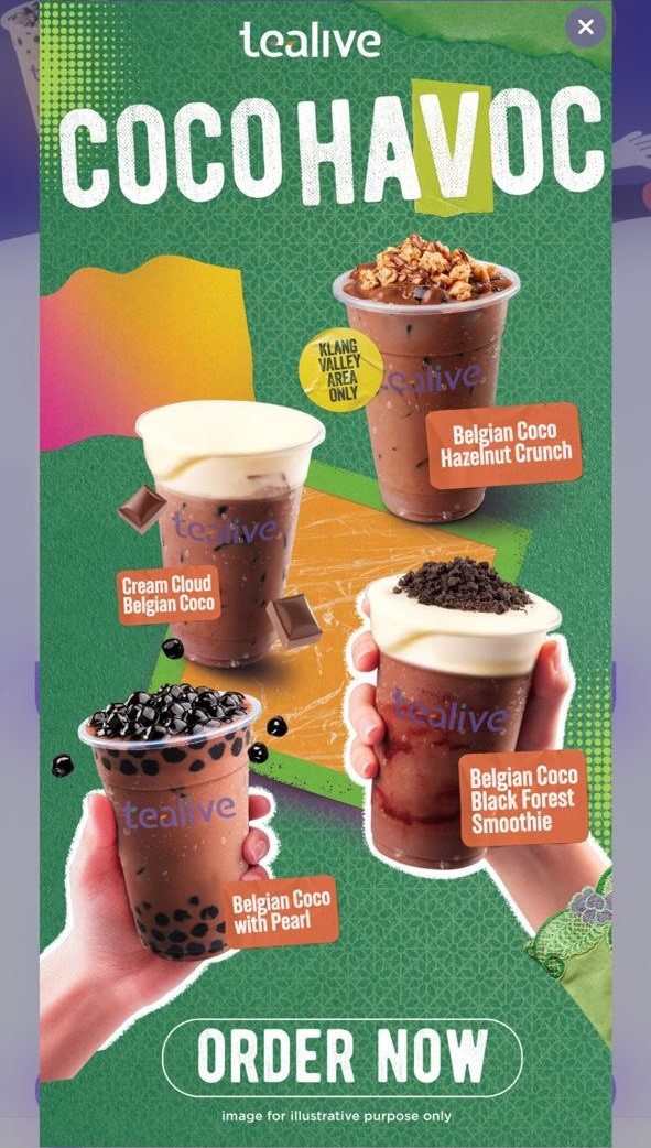 Tealive Keluar Menu Special Untuk Raya ni? Tealive Coco Havoc. - Purple ...