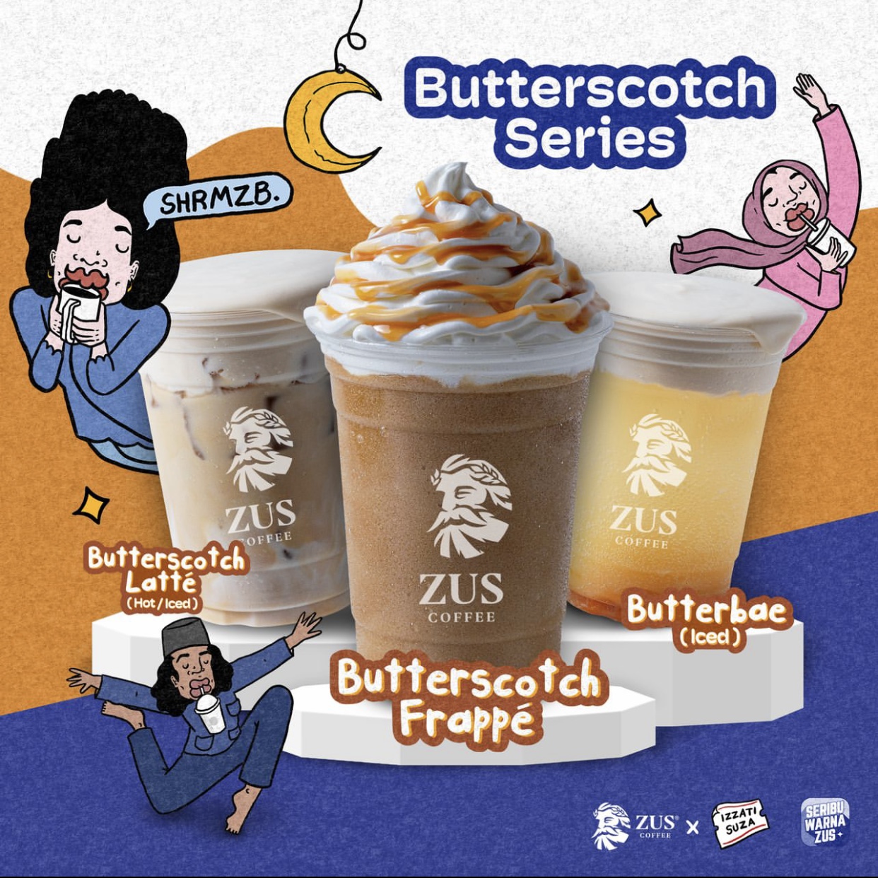 Menu baru kopi ZUS dengan siri Butterscotch dilancarkan pada tahun 2024. - Khairulaming Fans Club